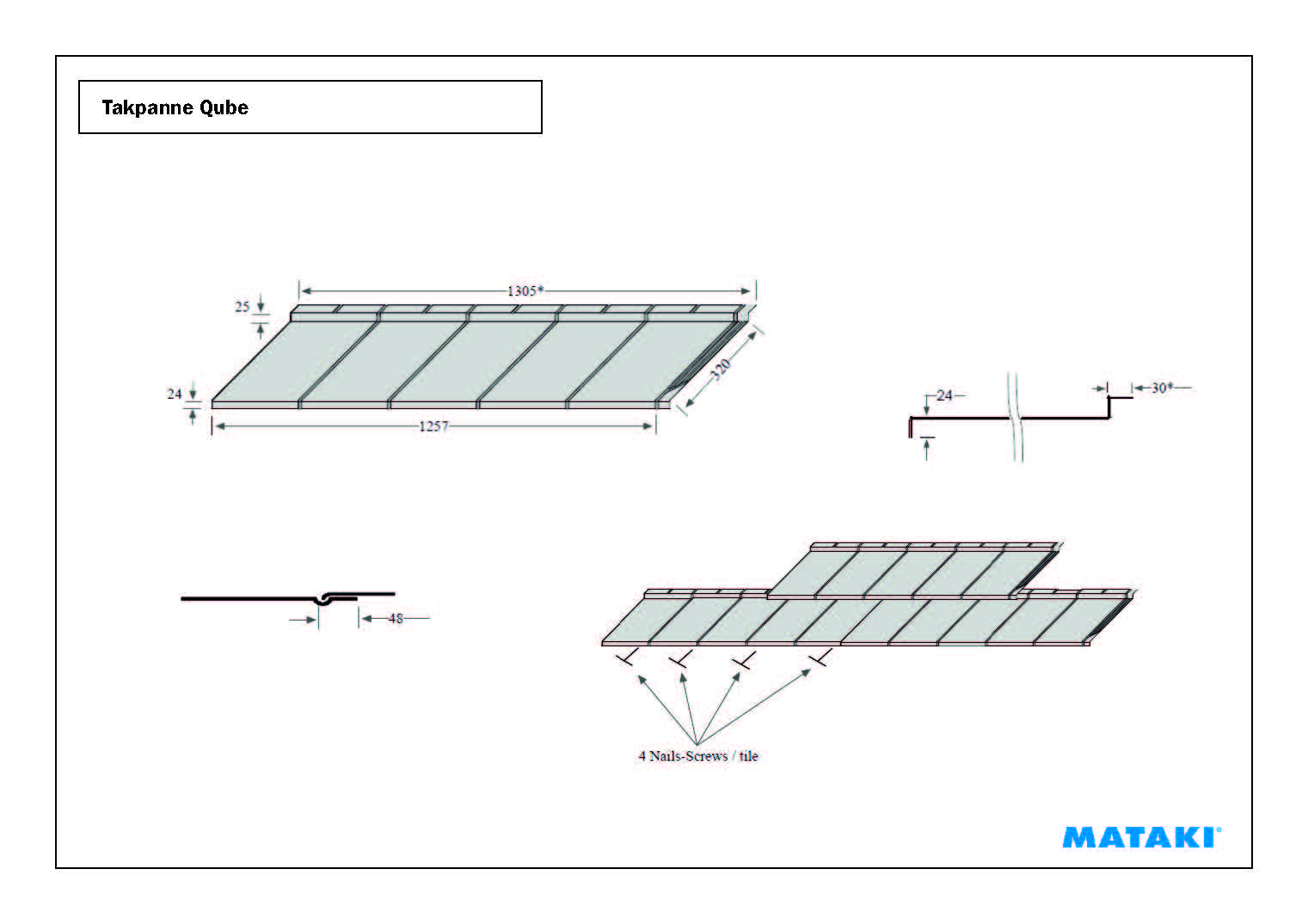 Decra Qube Takpanner